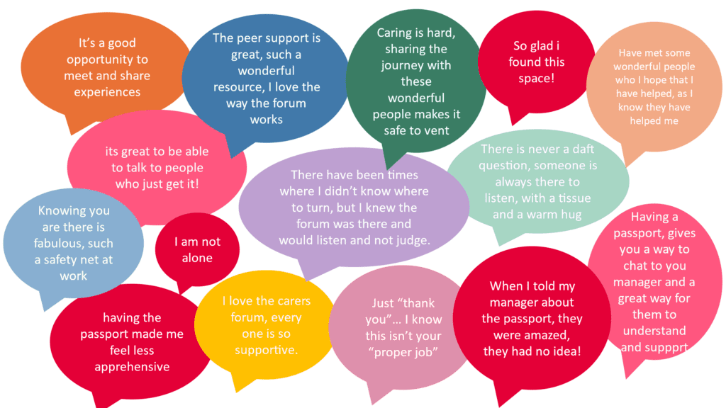 Peer Support - Carers networks - workplace examples and tips - EFC Digital
